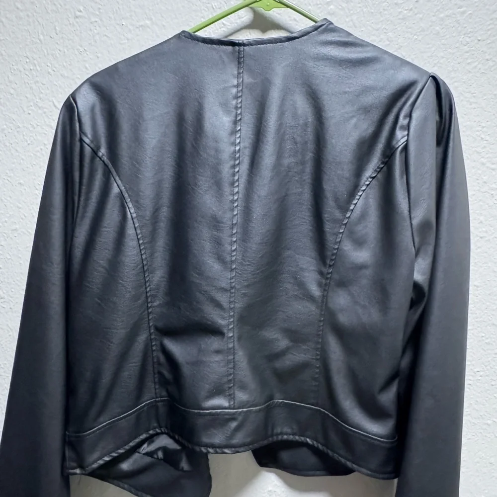 Miss Selfie | Jackets & Coats | Miss Selfie Black Leather Jacket | Poshmark